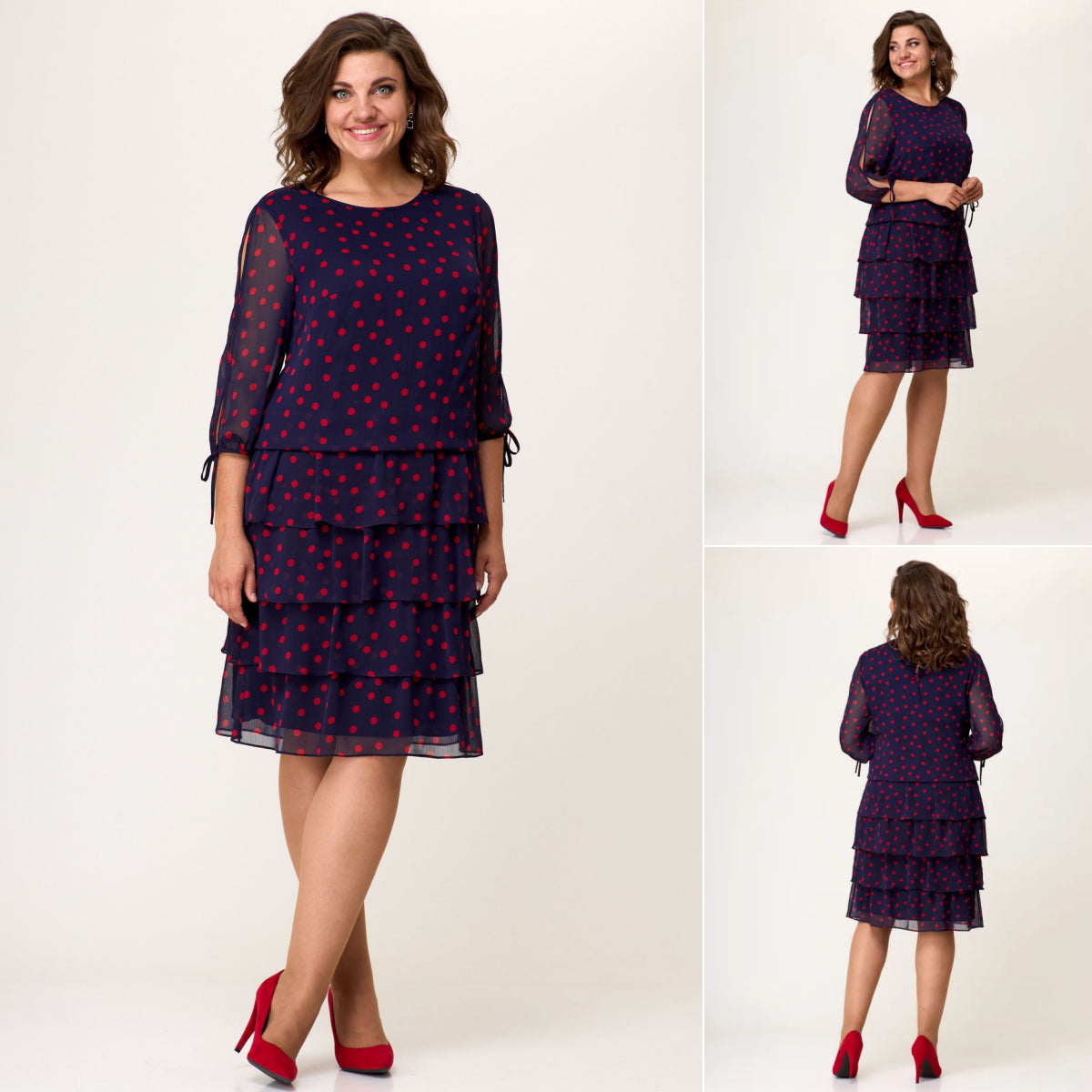 💕💕【S-5XL】2024 Rochie eleganta cu buline – RISESSHOP